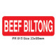 BEEF BILTONG - 1000 Full colour LABELS